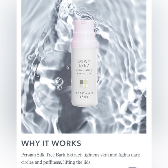 Beekman 1802 | Skincare | Beekman 82 Dewy Eyed Illuminating Eye Serum ...